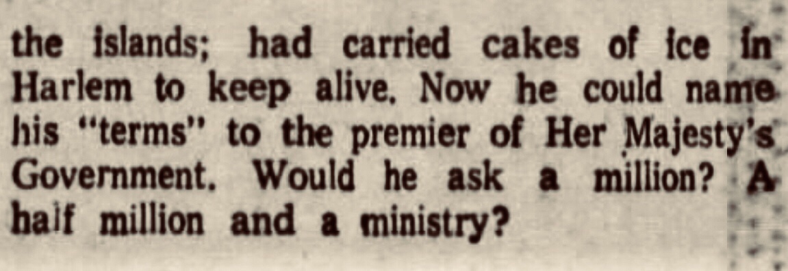Roland Symonette to Randol Fawkes "Name your terms. Whatever it is, we ...