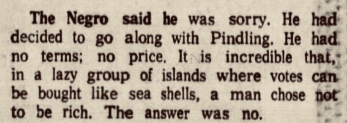 Roland Symonette to Randol Fawkes "Name your terms. Whatever it is, we ...